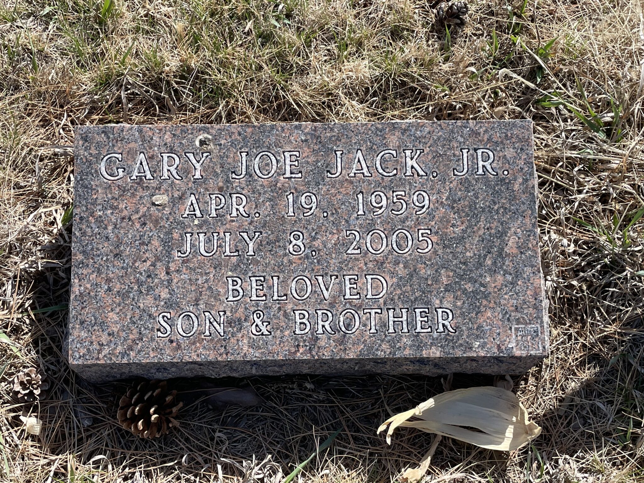 Jack, Gary Joe Jr. – Wood River Cemetery - Nebraska