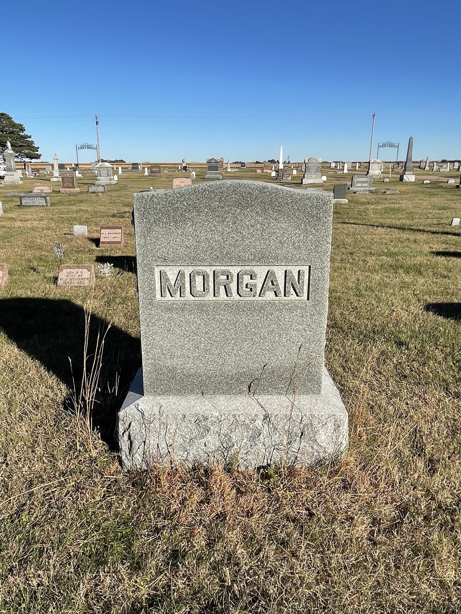 Morgan, David A. – Wood River Cemetery - Nebraska